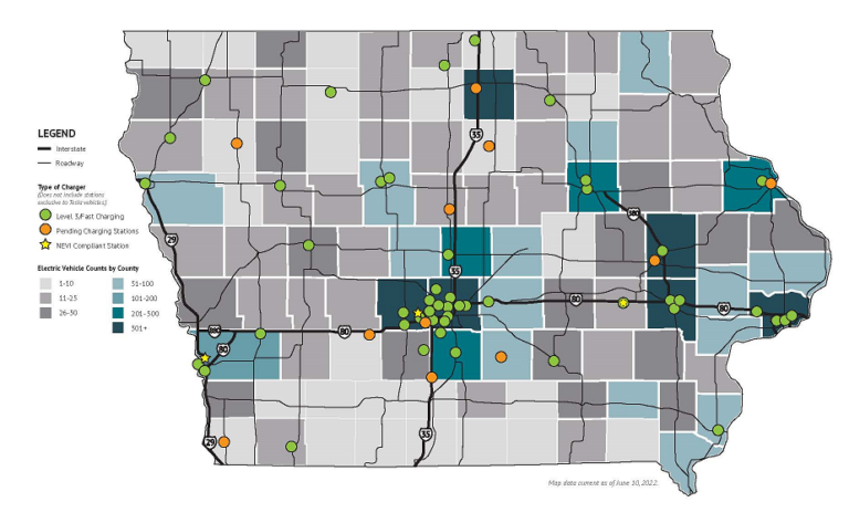 100% Iowa News: Iowa's Electric Vehicle Infrastructure Plan